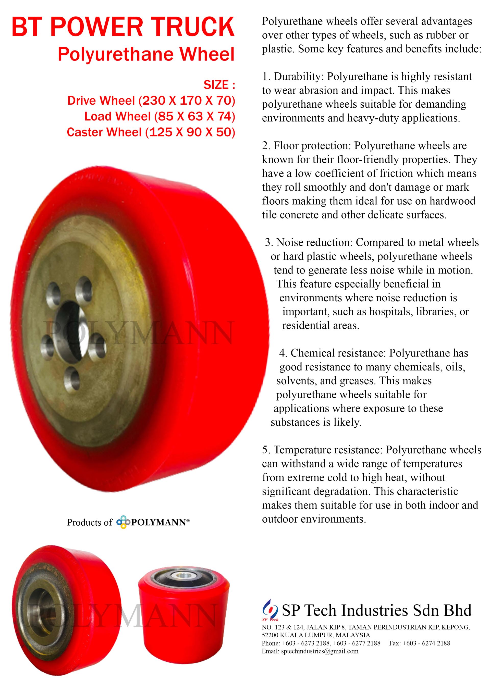 Polymann Polyurethane Wheel