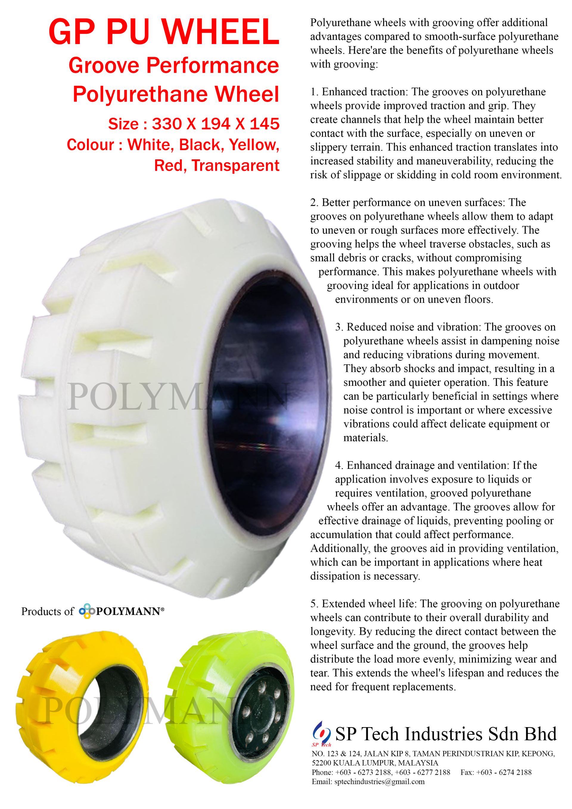 Polyurethane Bushings Selangor, Kuala Lumpur (KL) Polyurethane Wheel